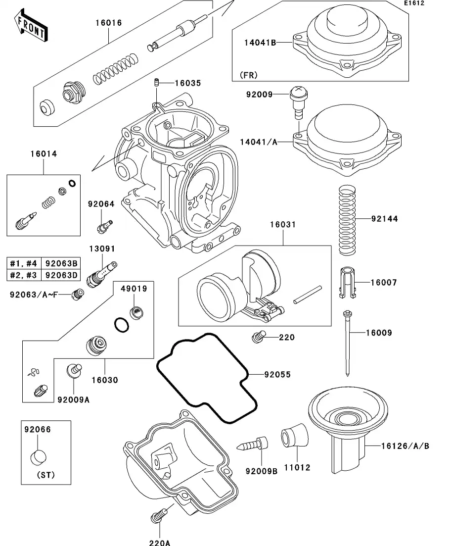 13091-1887 Holder,#2 Kawasaki | YoshiParts