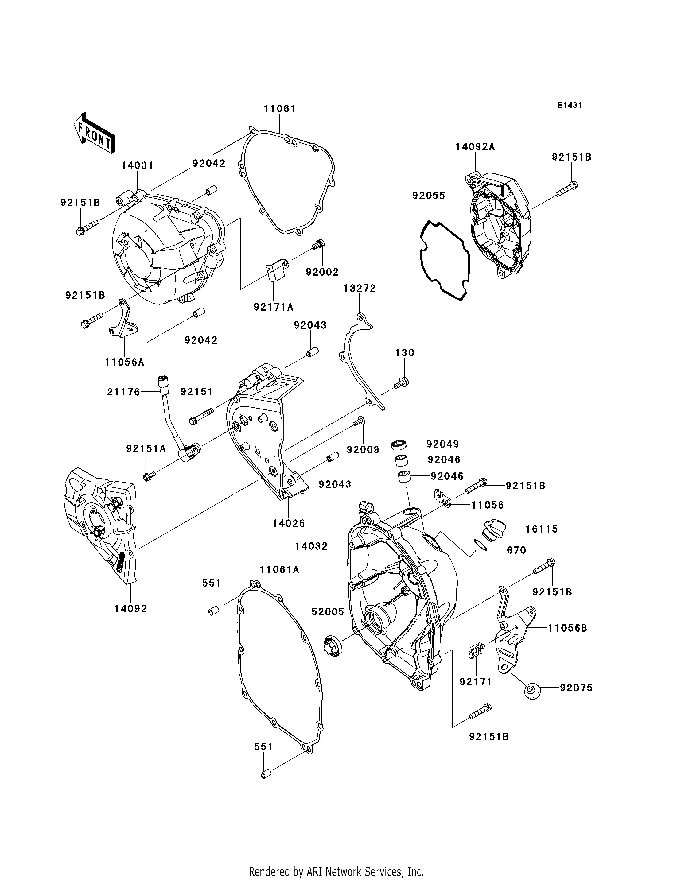 11056-0788 Bracket Kawasaki | YoshiParts