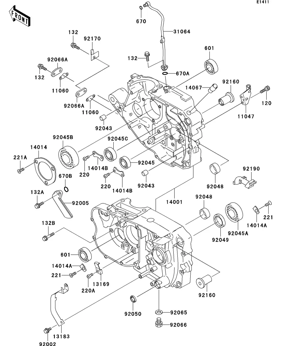 13183-1837 Plate Kawasaki | YoshiParts