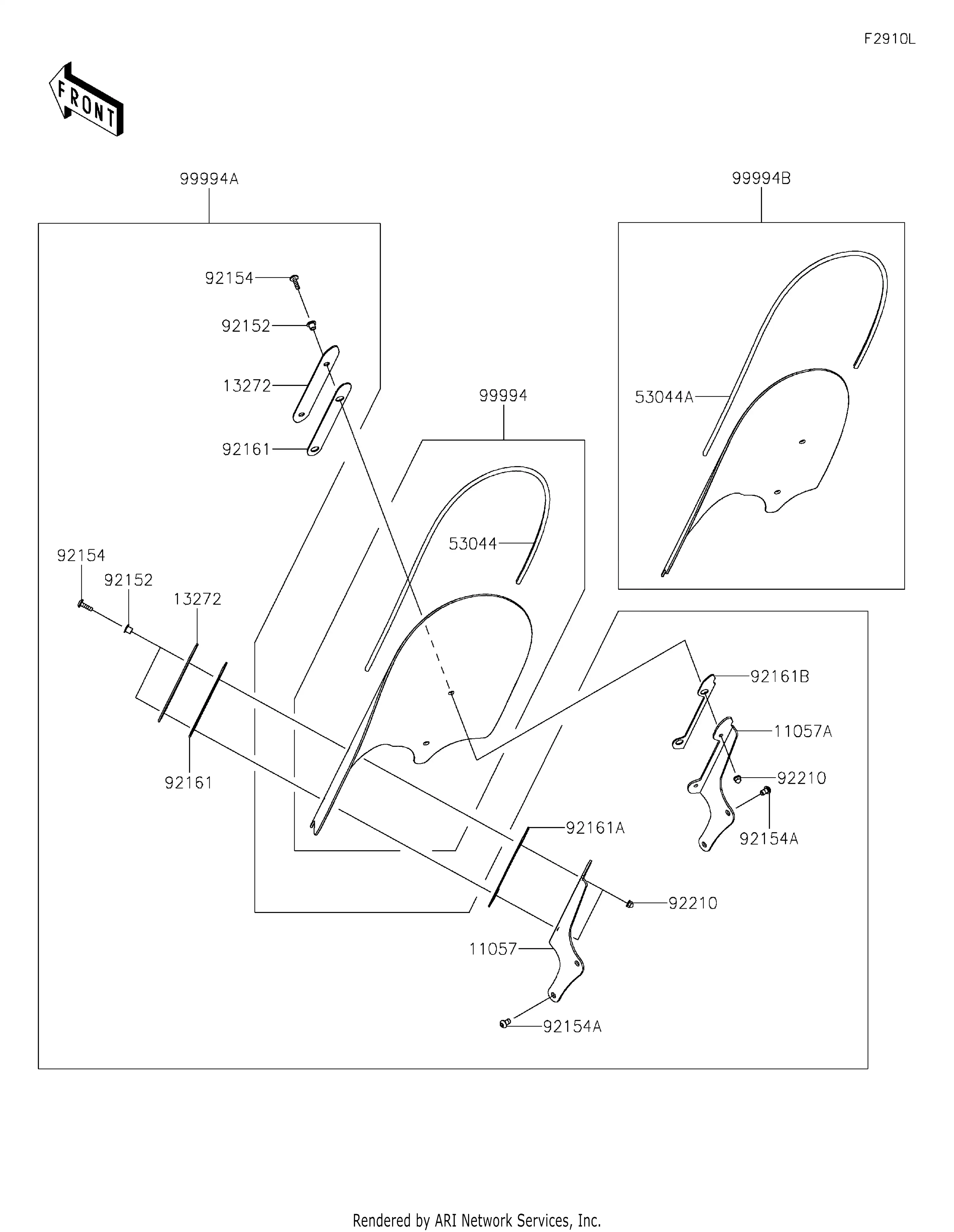 13272-2181 Plate Kawasaki | YoshiParts