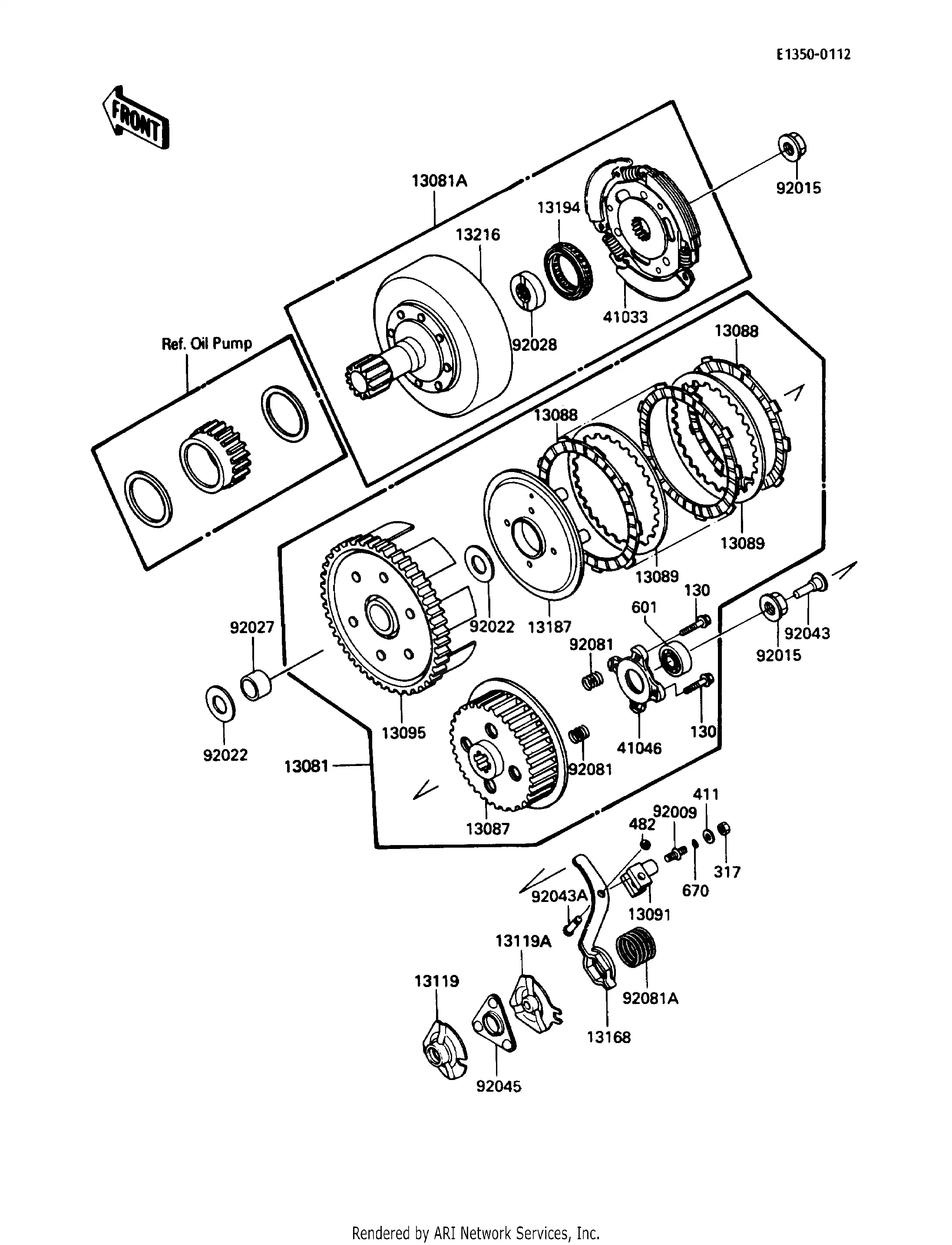 92022-168 Washer,20.5X34X1.4 Kawasaki | YoshiParts