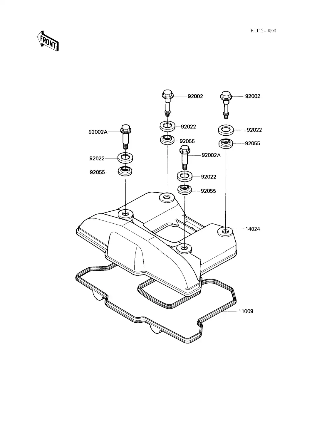14024-1388 Cover,Cylinder Head Kawasaki | YoshiParts