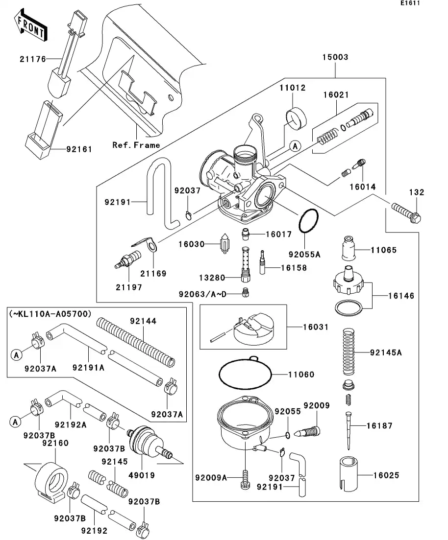 11065-1235 Cap,Top Cover Kawasaki | YoshiParts