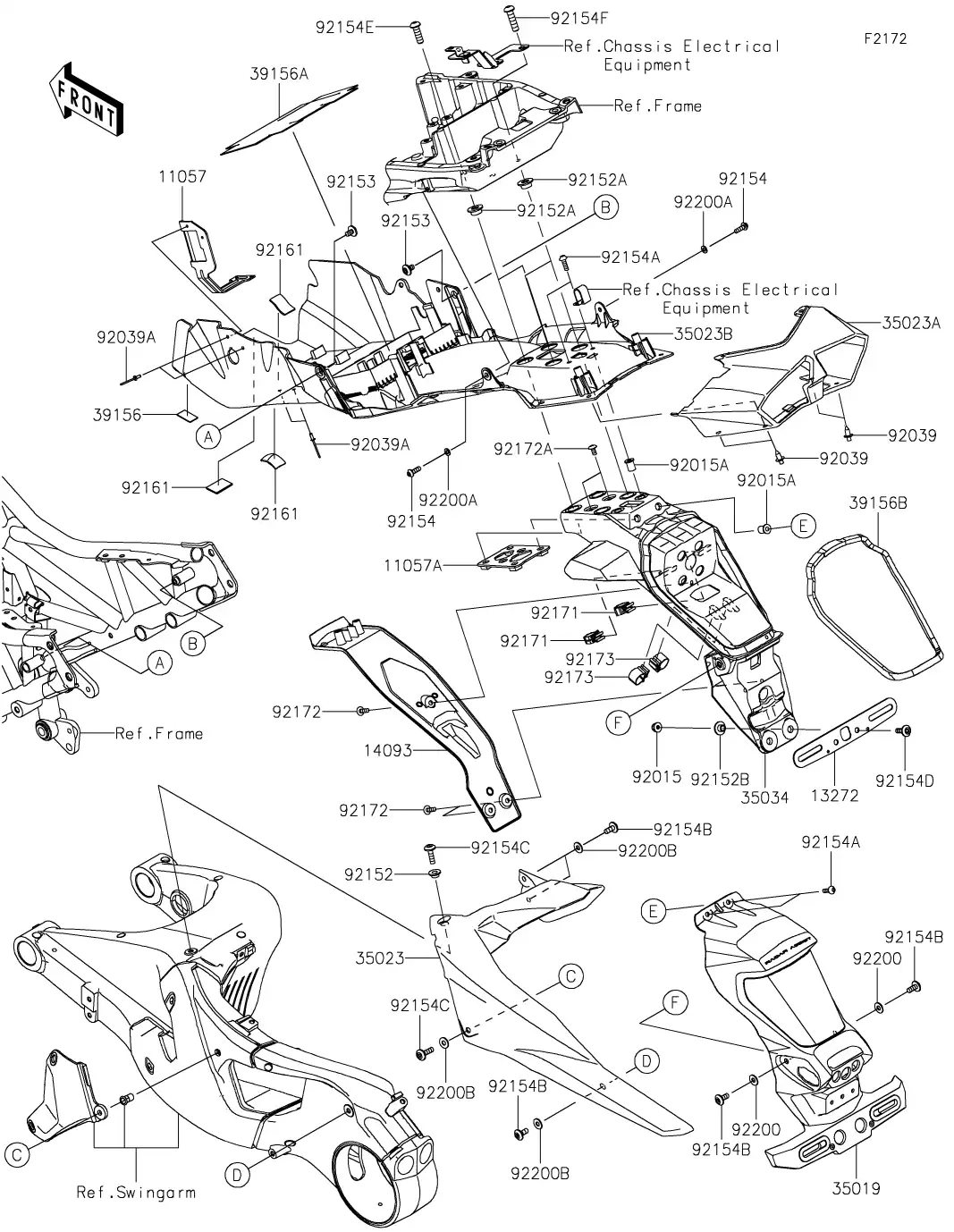 14093-1125 Cover,Flap Kawasaki | YoshiParts