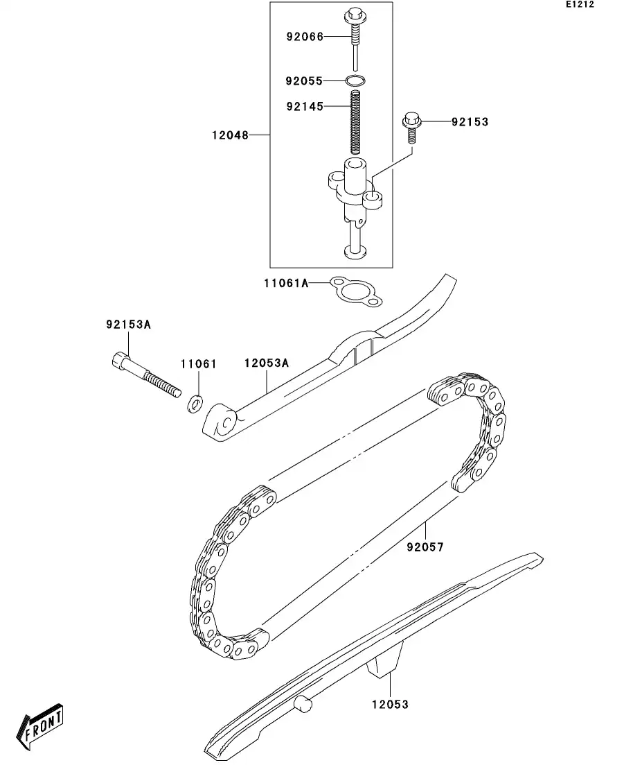 12053-S003 Guide (Chain) Kawasaki | YoshiParts