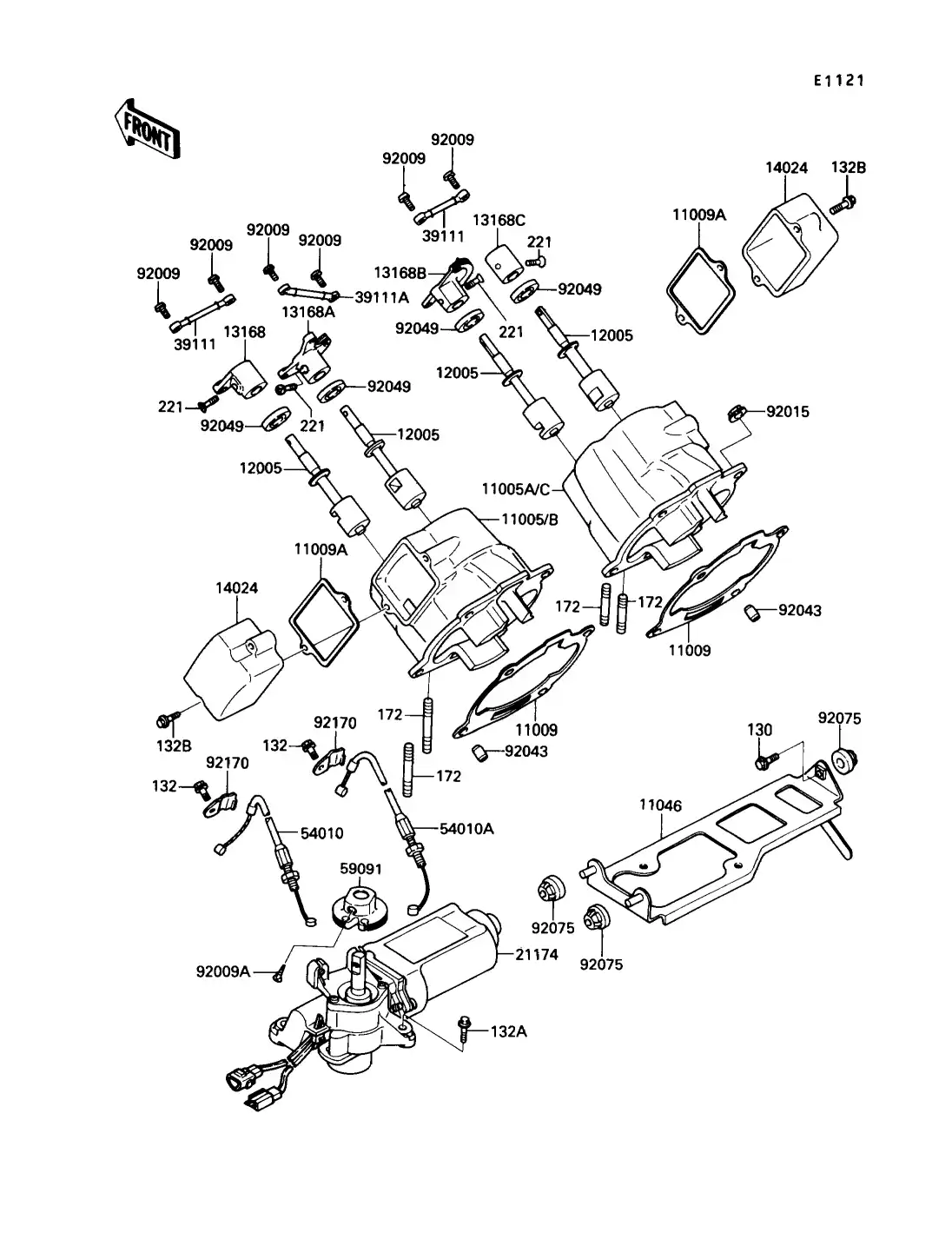 14024-1818 Cover, Resonator Kawasaki | YoshiParts