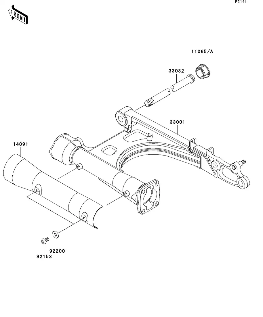 11065-1099 Cap,Swing Arm Kawasaki | YoshiParts