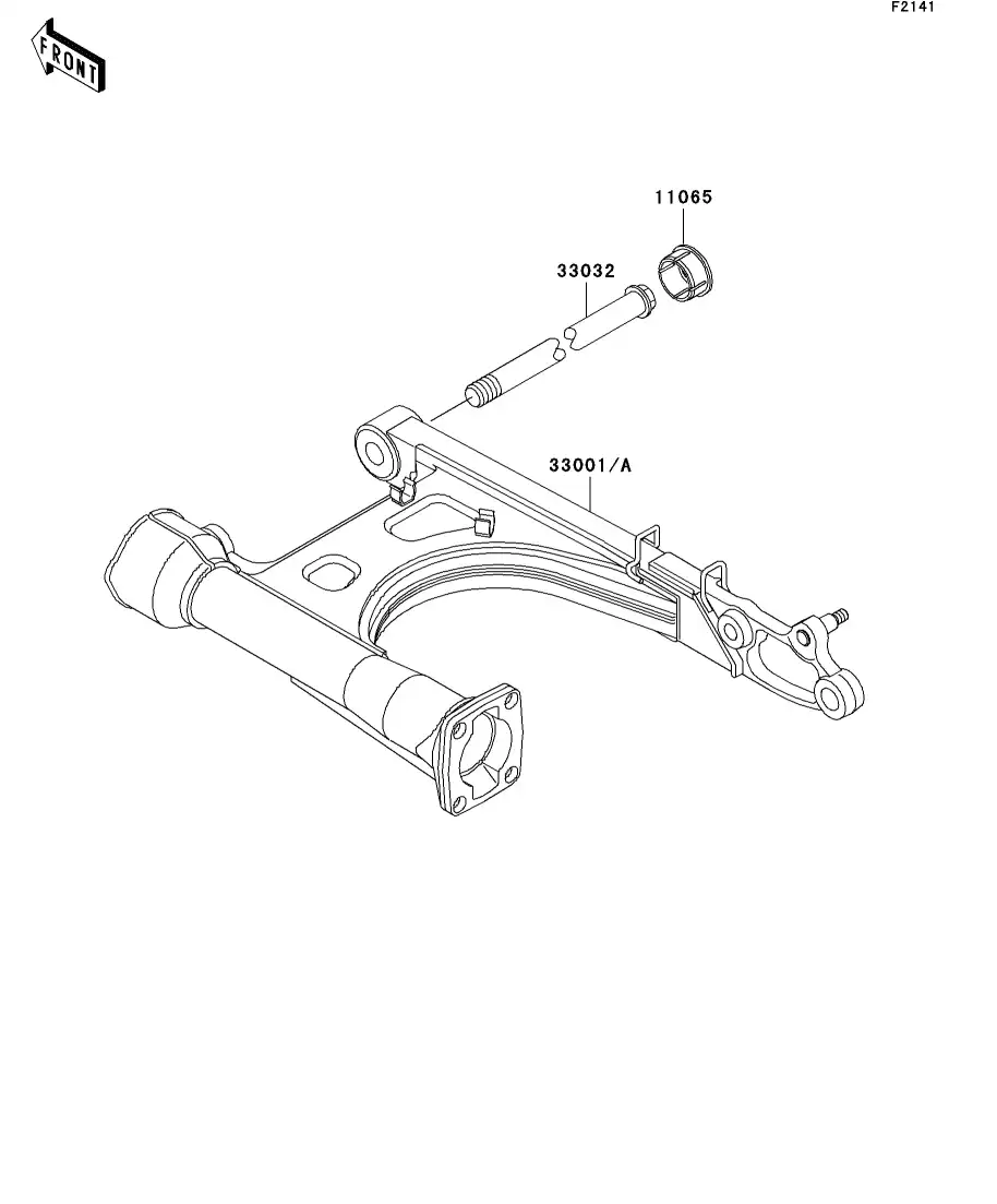 11065-1099 Cap,Swing Arm Kawasaki | YoshiParts