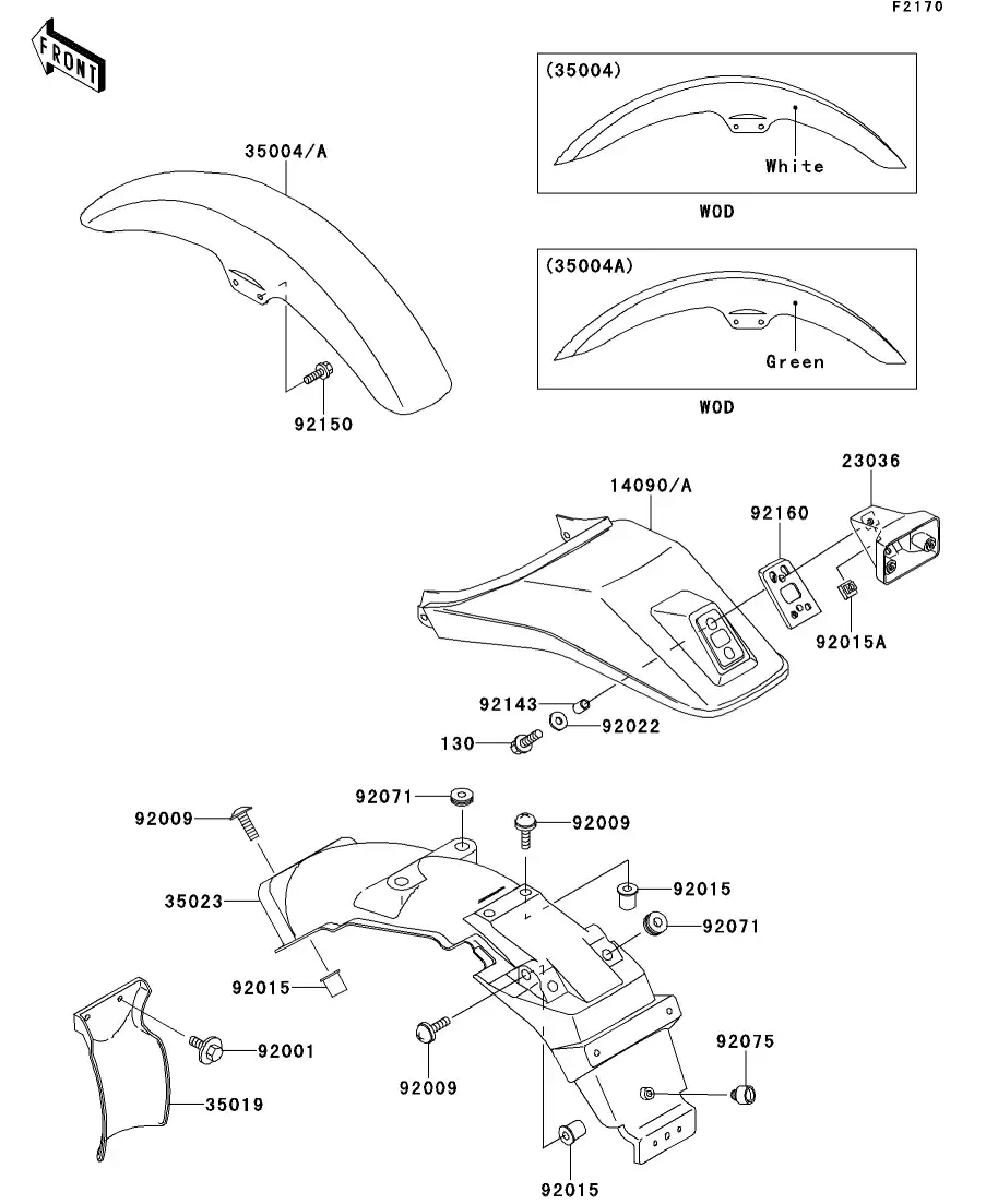 92075-035 Damper Kawasaki | YoshiParts