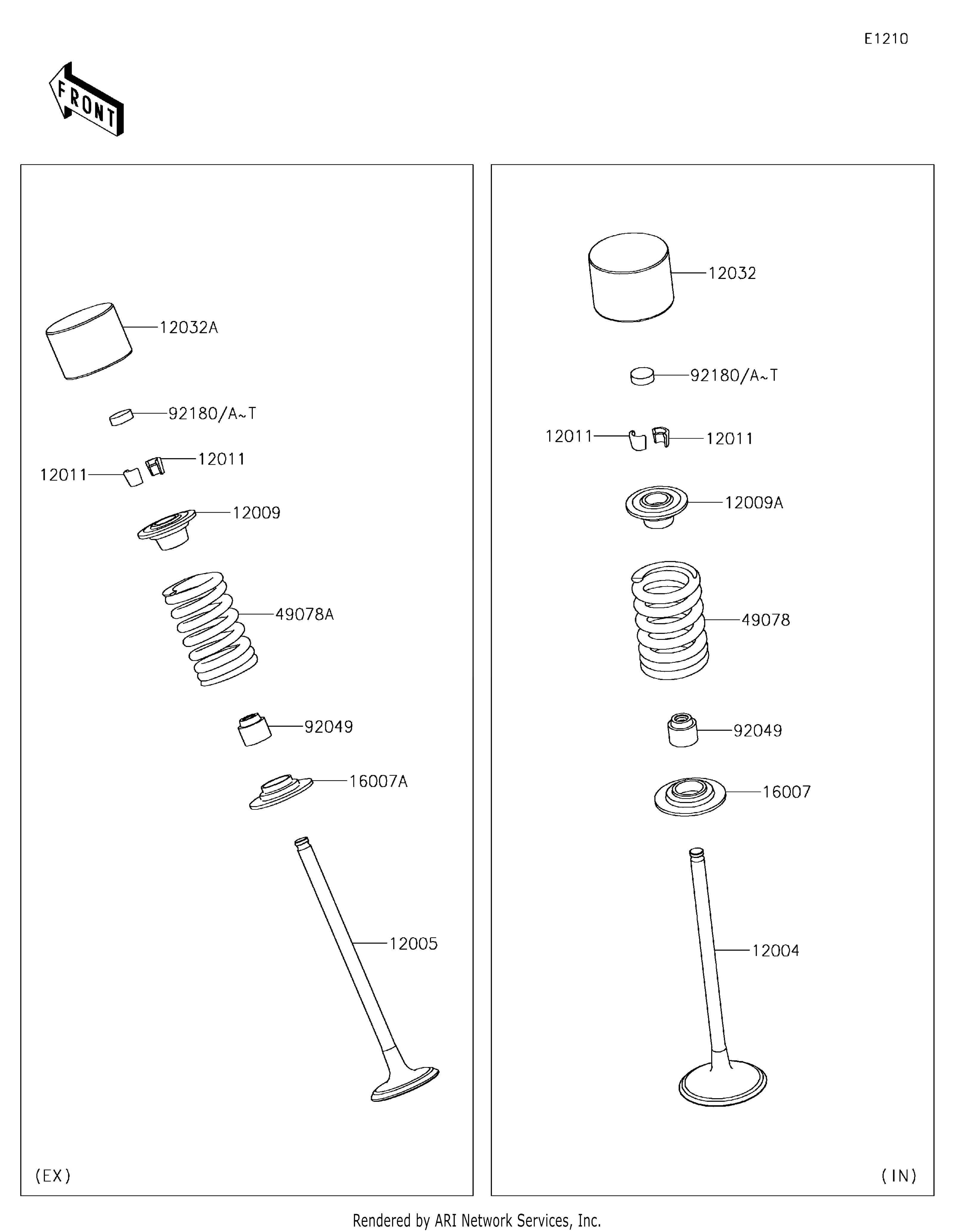 12005-0771 Valve-Exhaust Kawasaki | YoshiParts