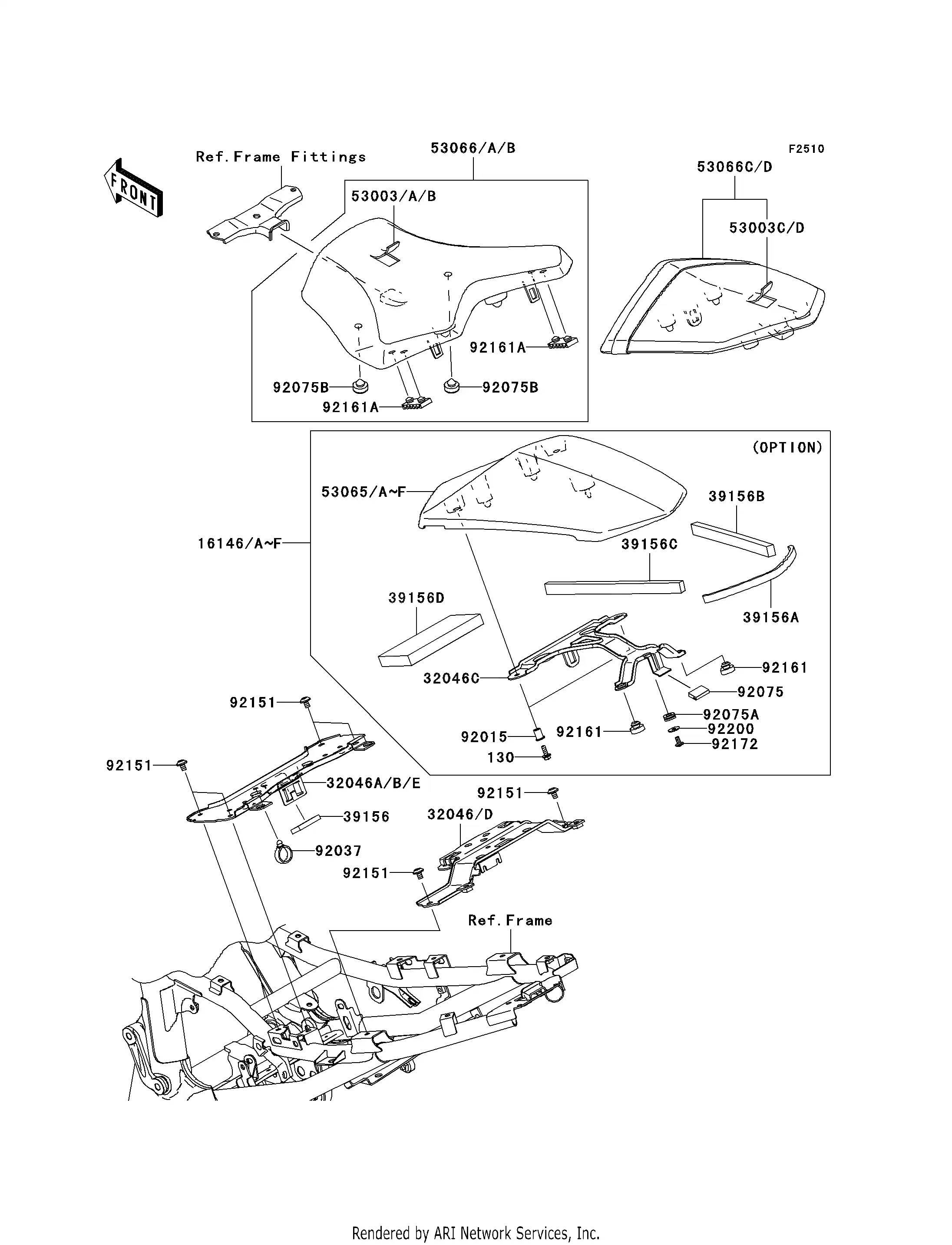 16146-0075-H8 Cover-Assy,Single Sea Kawasaki | YoshiParts