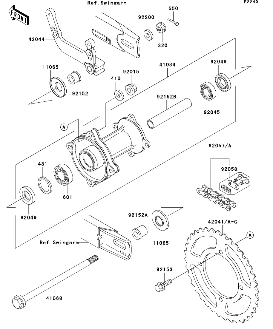 11065-1137 Cap Kawasaki | YoshiParts