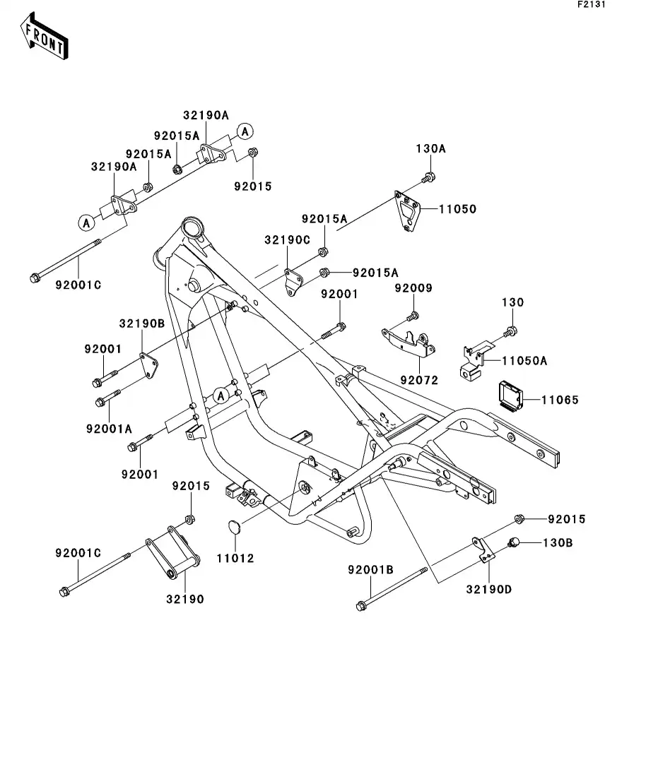 11050-1383 Bracket,Igniter Kawasaki | YoshiParts