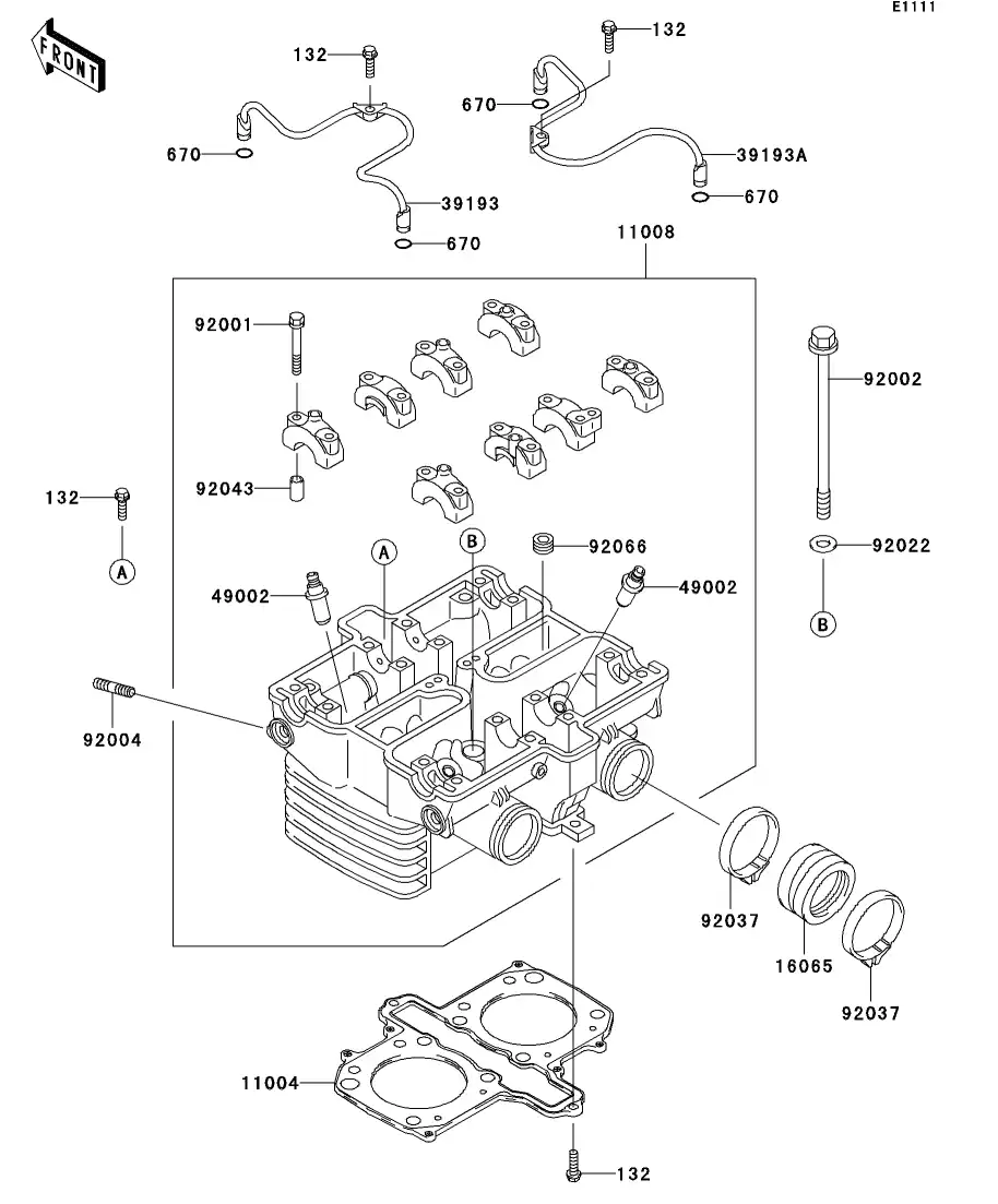 11004-0031 Gasket-Head Kawasaki | YoshiParts