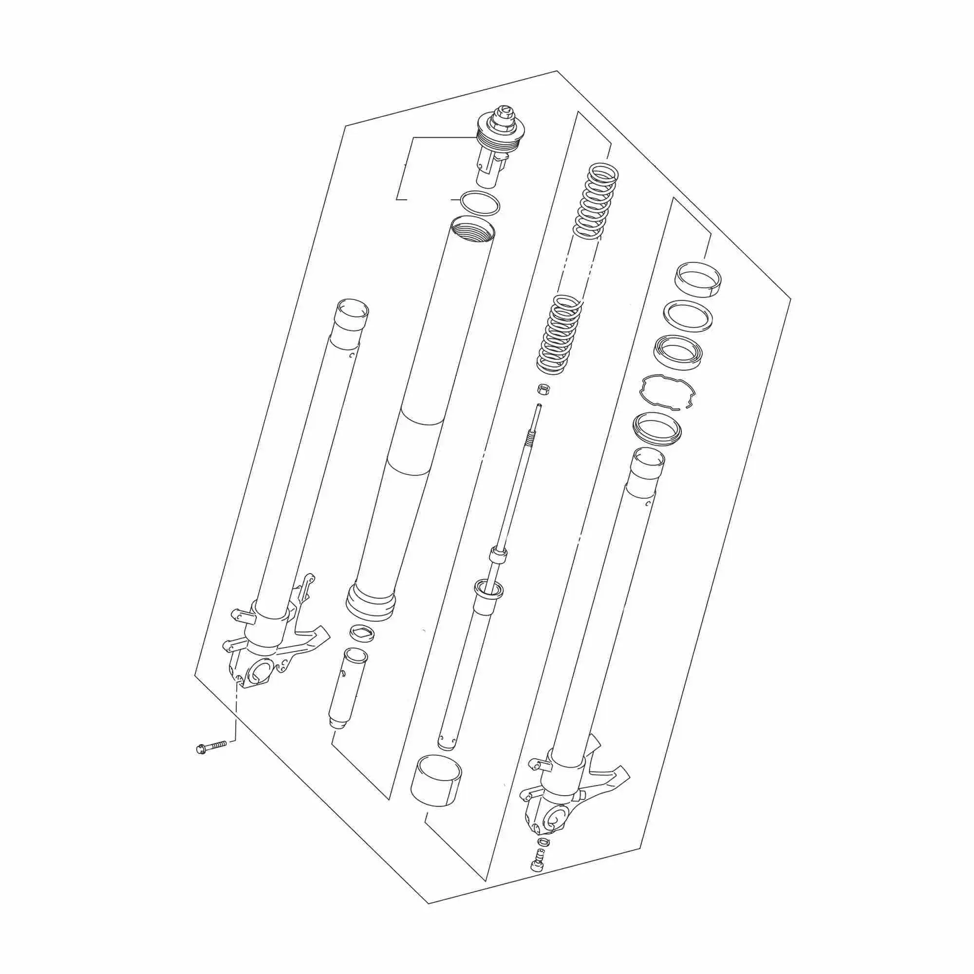 5110304K60000 Damper Assy,Front Fork Rh Suzuki | YoshiParts