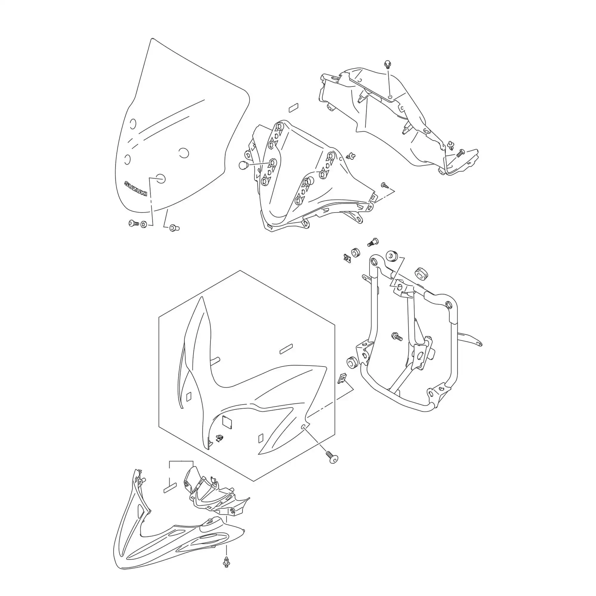 9446511J00000 Cover,Cowling Lower Suzuki | YoshiParts