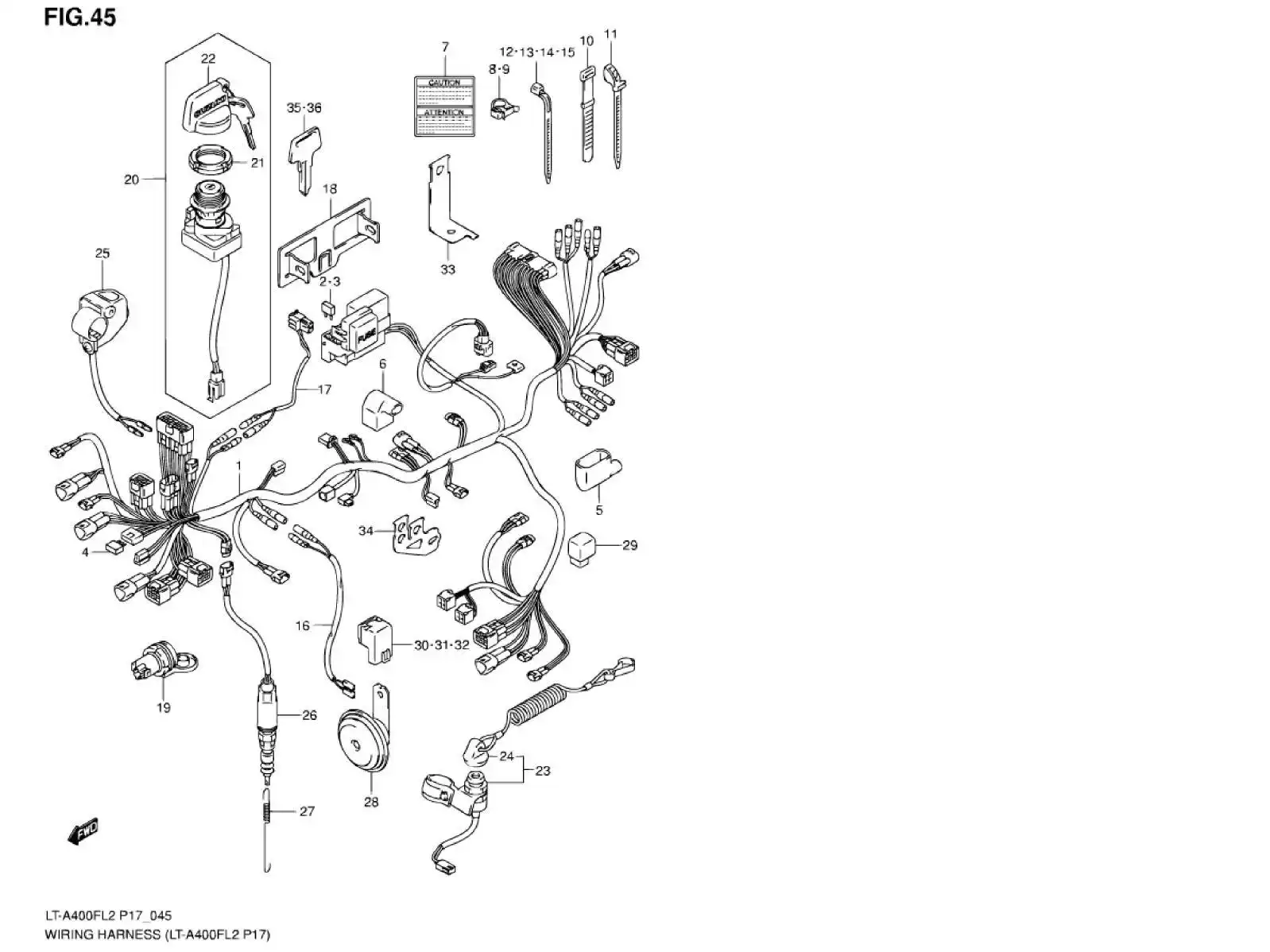 3661027HD0000 Harness,Wiring Suzuki | YoshiParts