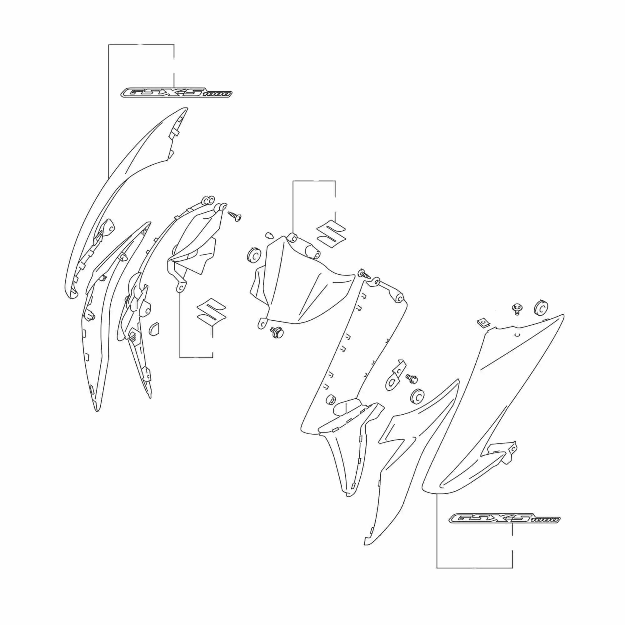 4751004K00YVB Cover,Frame Body,R(Black) Suzuki | YoshiParts