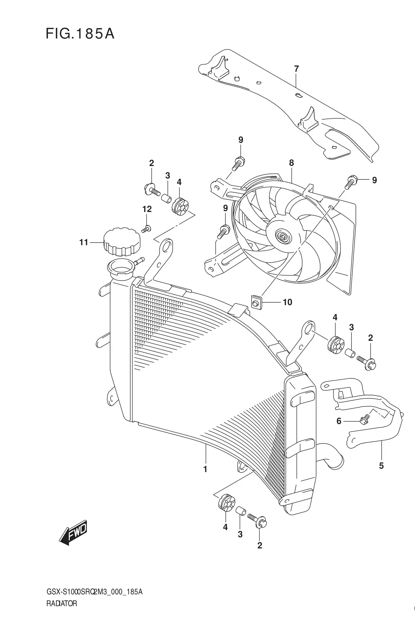 17771-48K00-000 Shield,Radiator Heat Suzuki | YoshiParts
