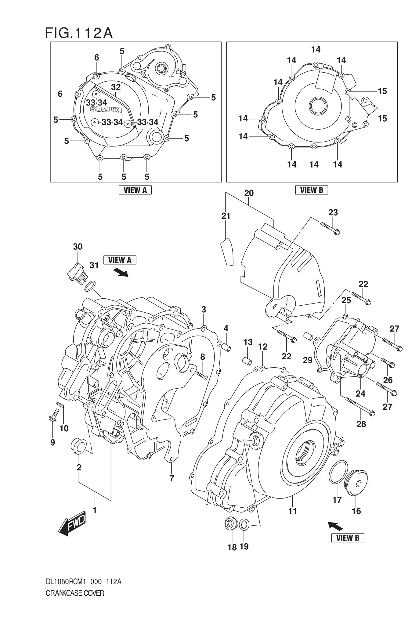 11381-06G00-000 Cover,Gear Shift Suzuki | YoshiParts