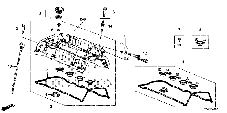 12310-RDF-A01 Cover ASSY., Cylinder Head Honda | YoshiParts