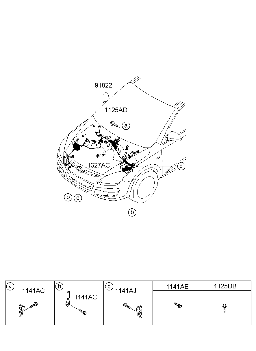 91300-2L080 Wiring Assy-Engine Room Hyundai | YoshiParts
