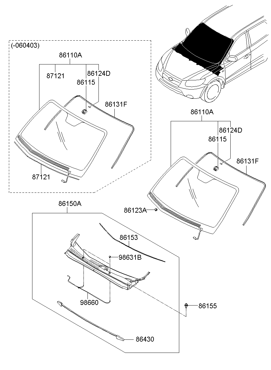 98630-2B000 Nozzle Assy-W/Shld Washer,Lh Hyundai | YoshiParts