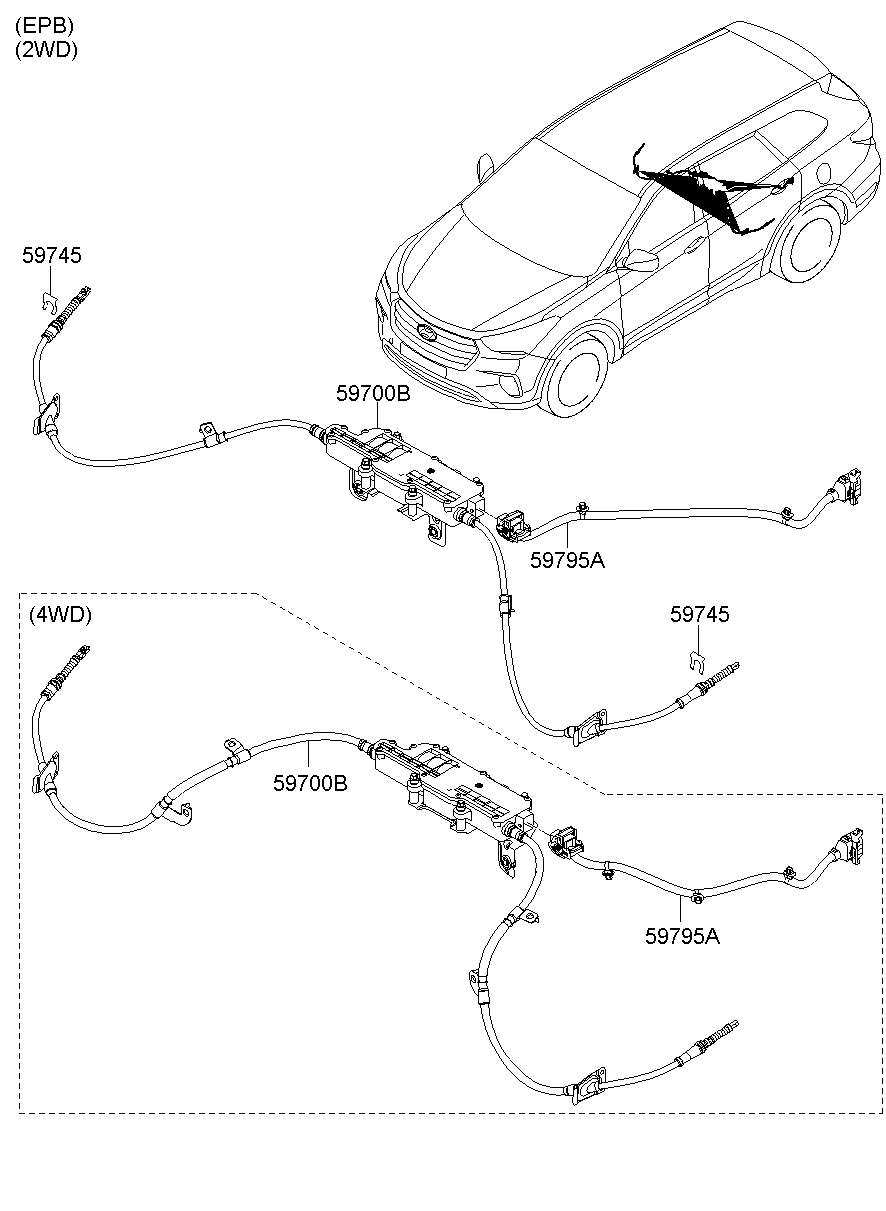 59700-B8800 Parking Brake Assy-Electronic Hyundai | YoshiParts