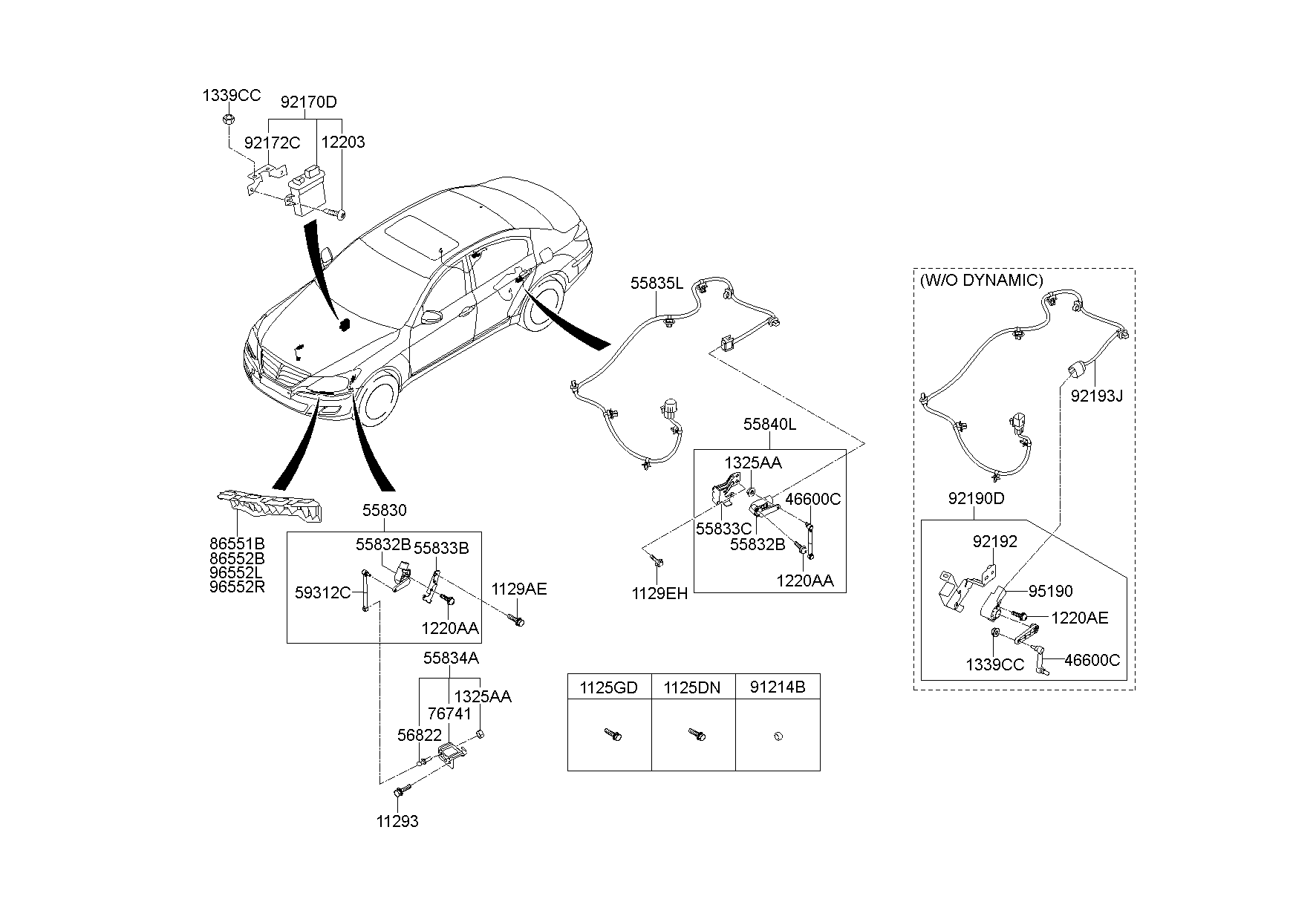 86552-3M000 Bracket-Fr Bumper Upr Side Mtg,Rh Hyundai | YoshiParts