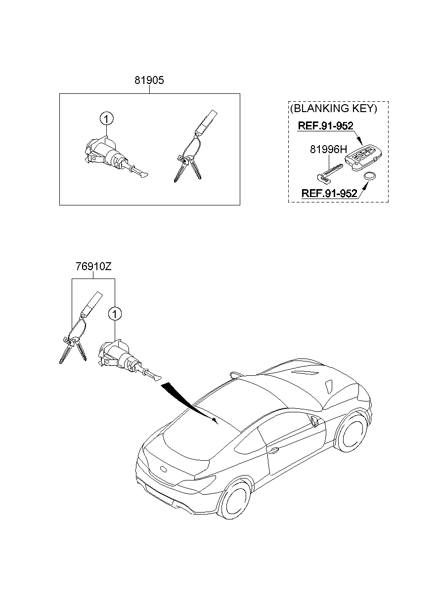 81996-2M020 Key-Blanking Pic Hyundai | YoshiParts