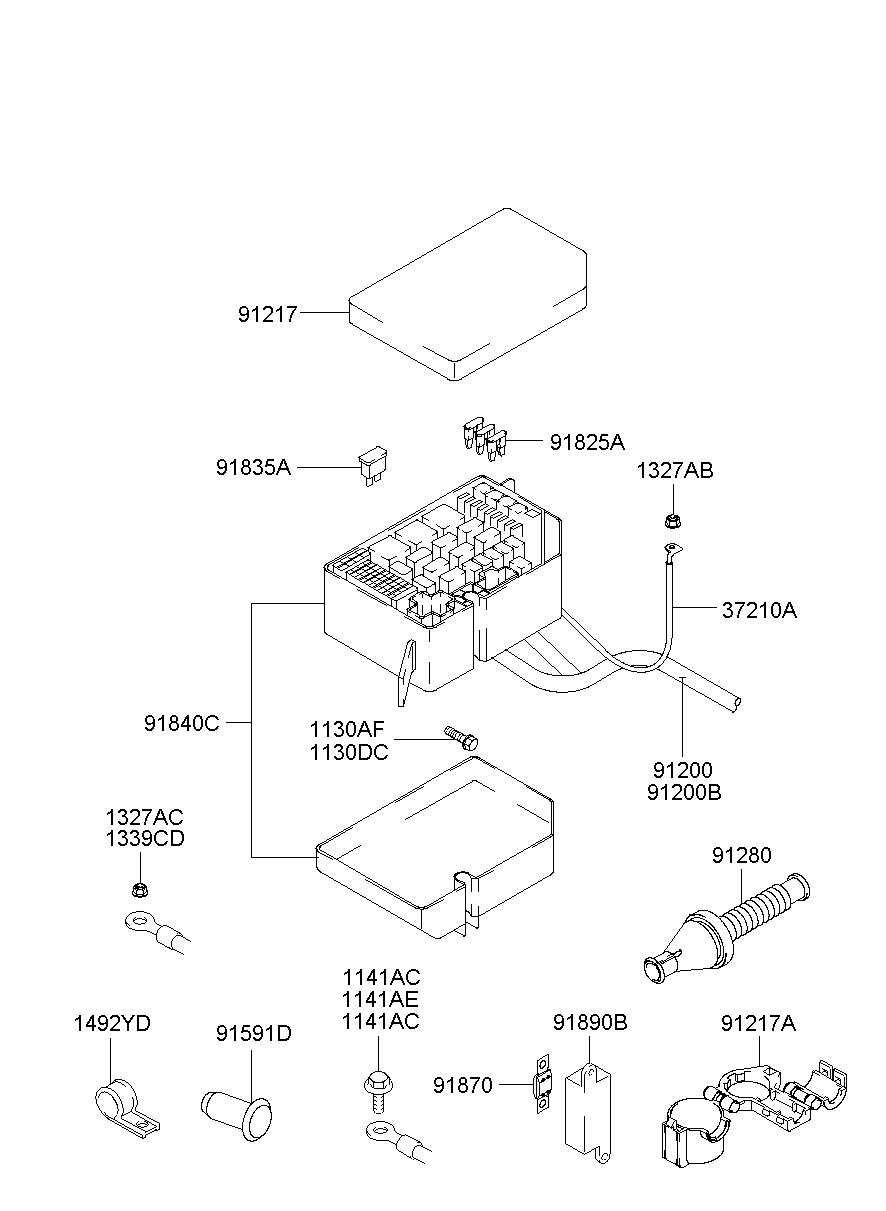 91200-2D144 Wiring Assy-Engine Hyundai | YoshiParts