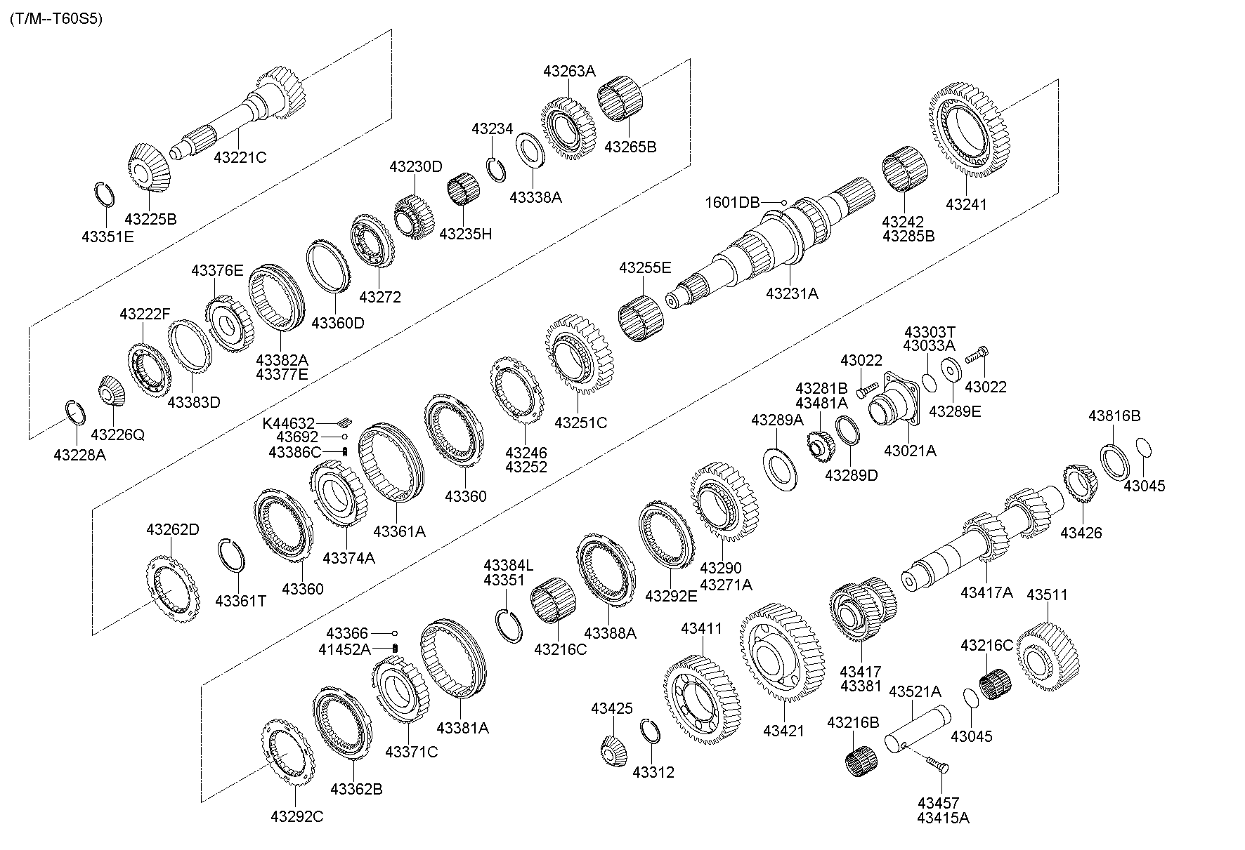 QD432-16T00190 Bearing-Needle Roller Hyundai | YoshiParts
