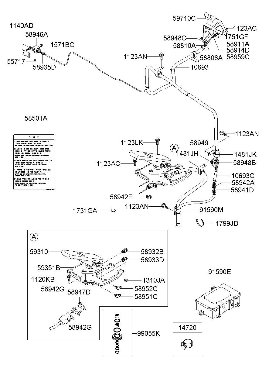 59310-7C100 Valve Assy-Dual Brake Hyundai | YoshiParts