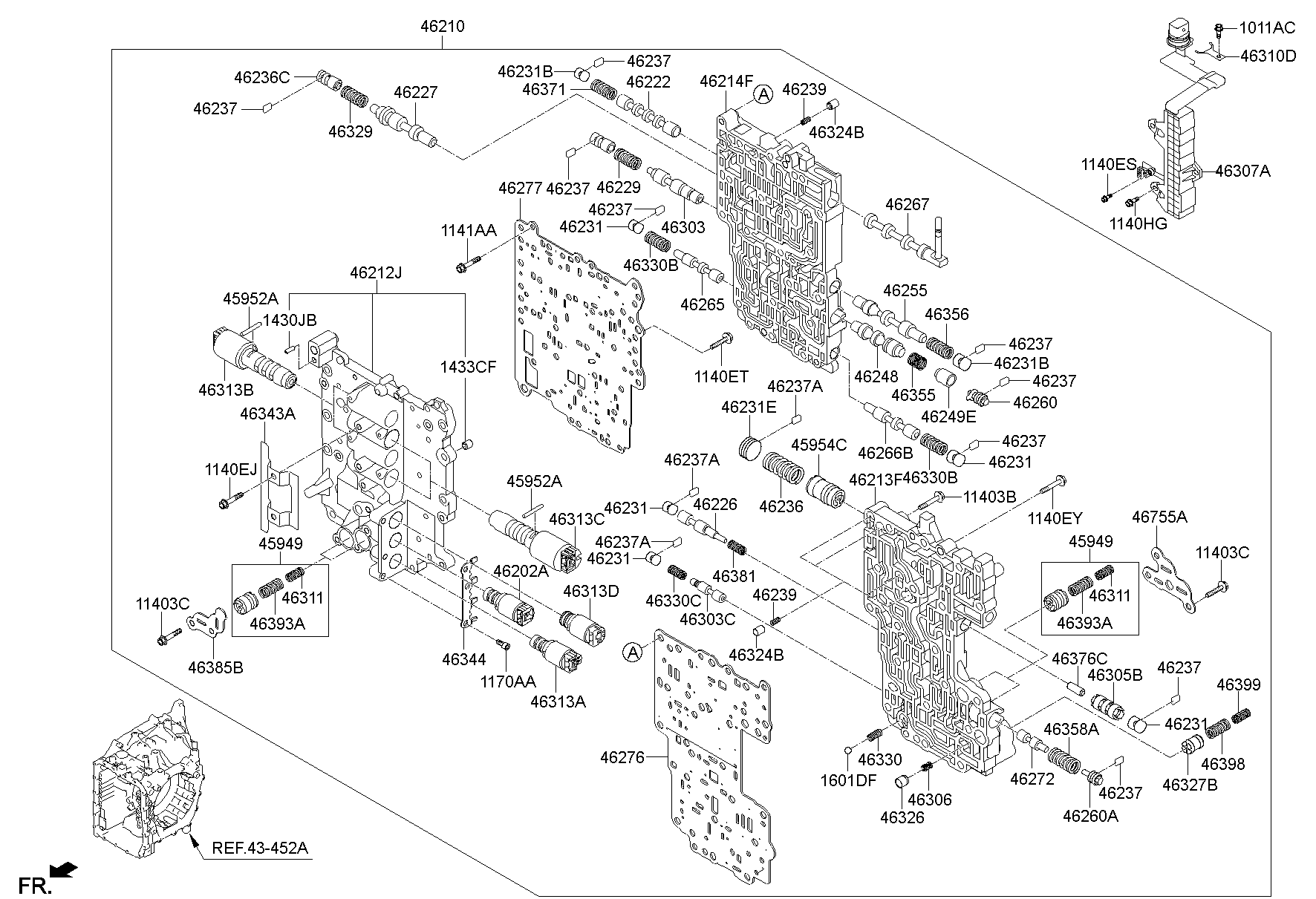 46212-2F000 Set Body-Valve,Otr Hyundai | YoshiParts