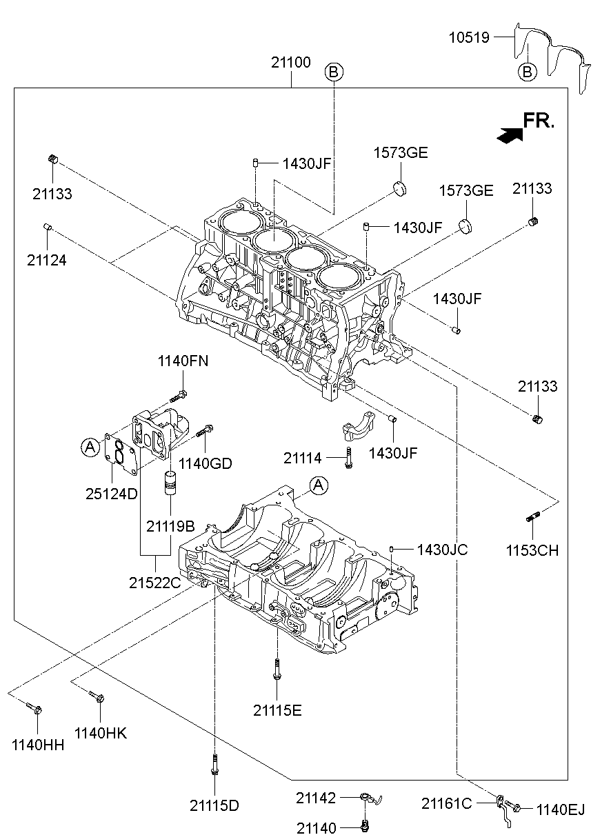 21171-2G000 Insert Hyundai | YoshiParts