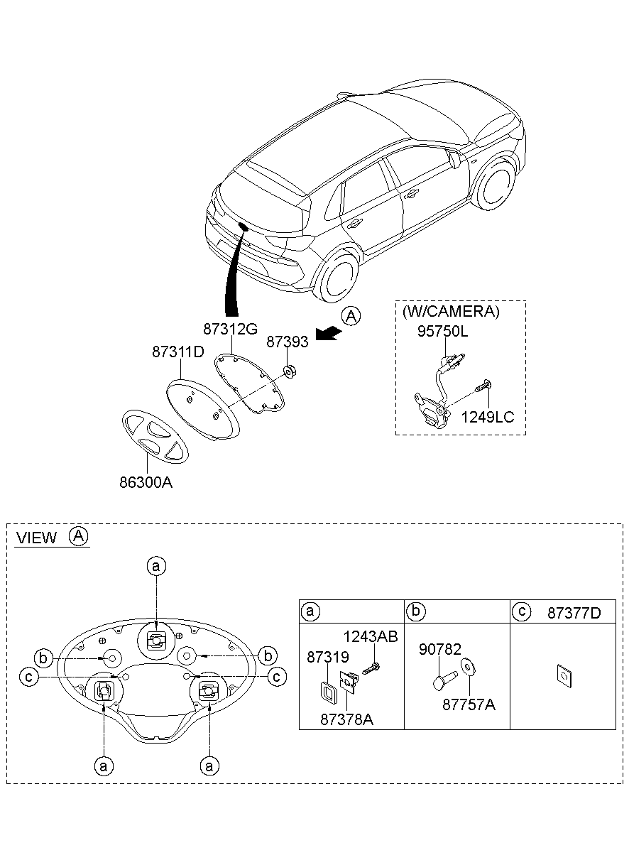 87378-3R000 Clip-Back Panel Moulding Hyundai | YoshiParts