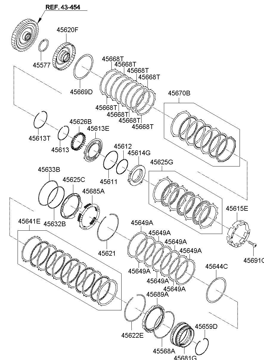 45641-3B400 Disk Set-L/R Brake Hyundai | YoshiParts