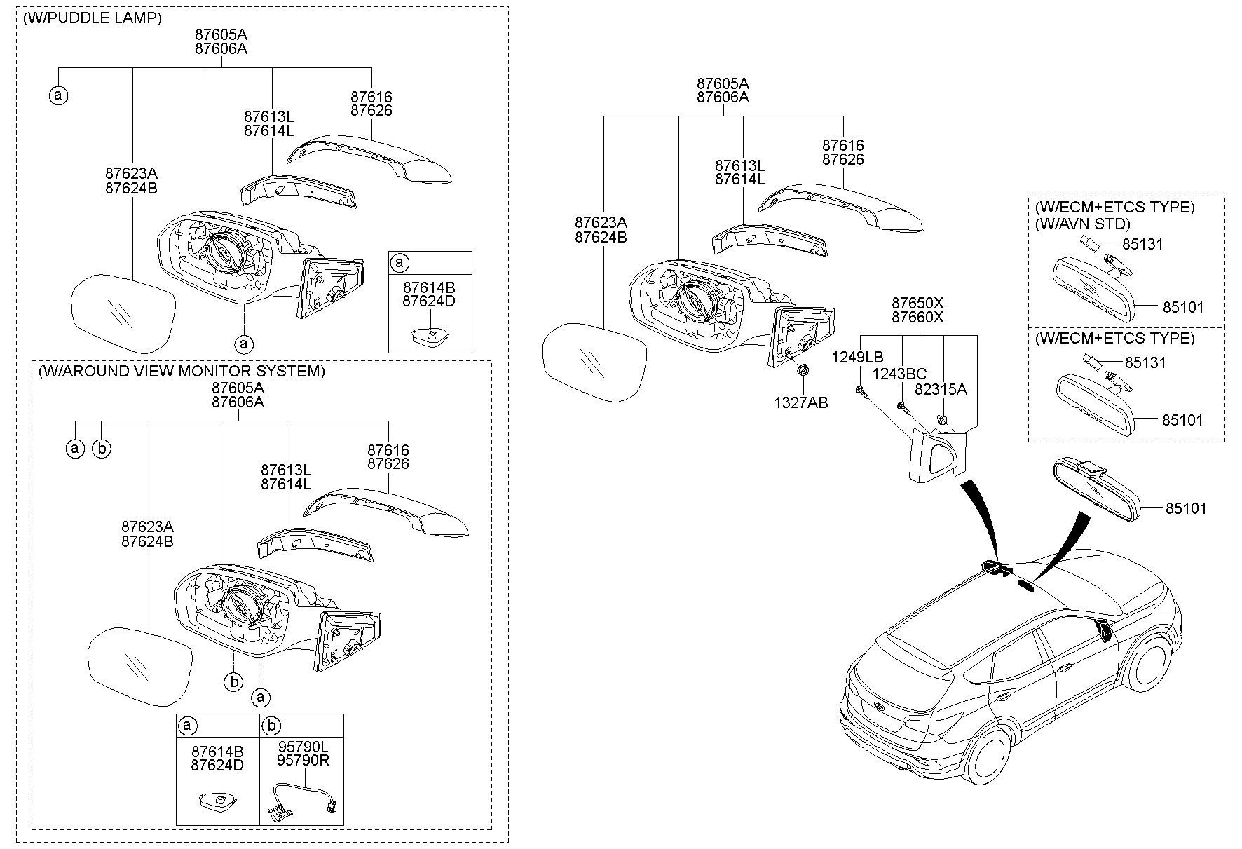 87613-B8000 Lamp Assy-Outside Mirror,Lh Hyundai | YoshiParts