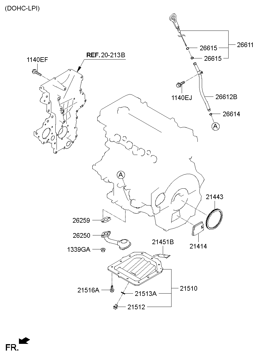 21510-2B040 Pan Assy-Engine Oil Hyundai | YoshiParts