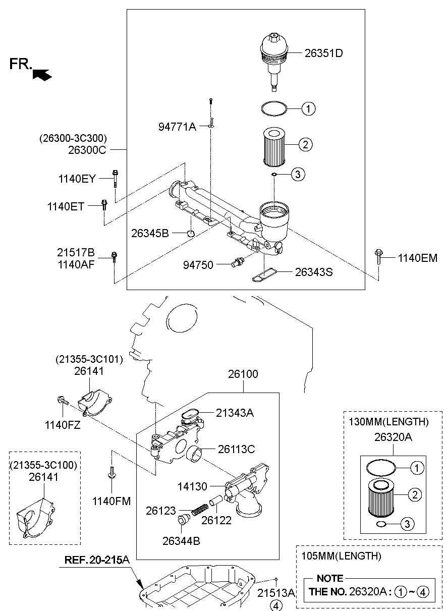 26343-3C300 Seal-Oil Hyundai | YoshiParts