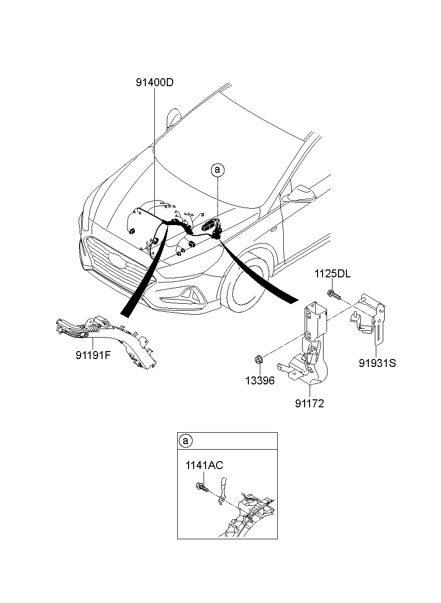 91405-E6010 Wiring Assy-Control Hyundai | YoshiParts