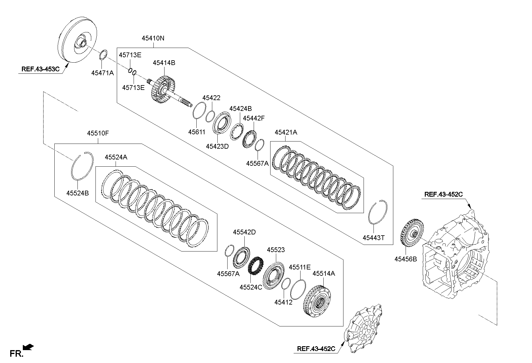 45456-3B010 Hub Assy-35R,26B Hyundai | YoshiParts