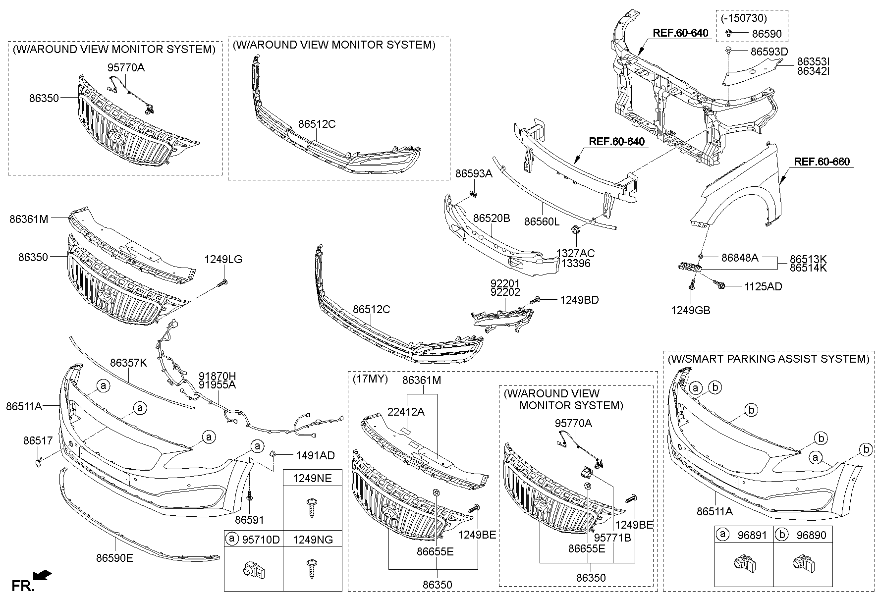 86591-F5000 Lip Assy-Front Bumper Hyundai | YoshiParts