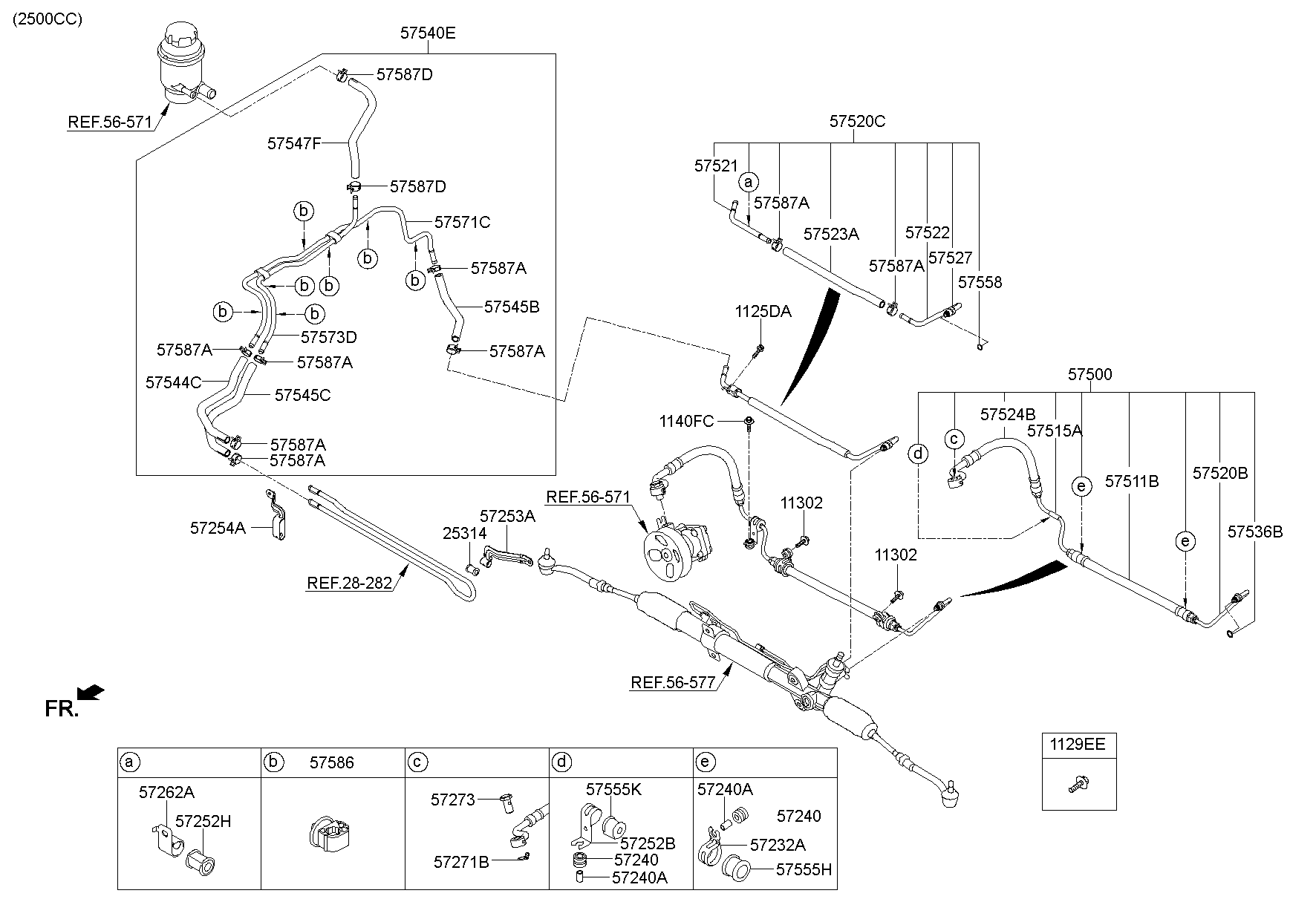 57500-4H200 Tube & Hose Assy-Pressure Hyundai | YoshiParts