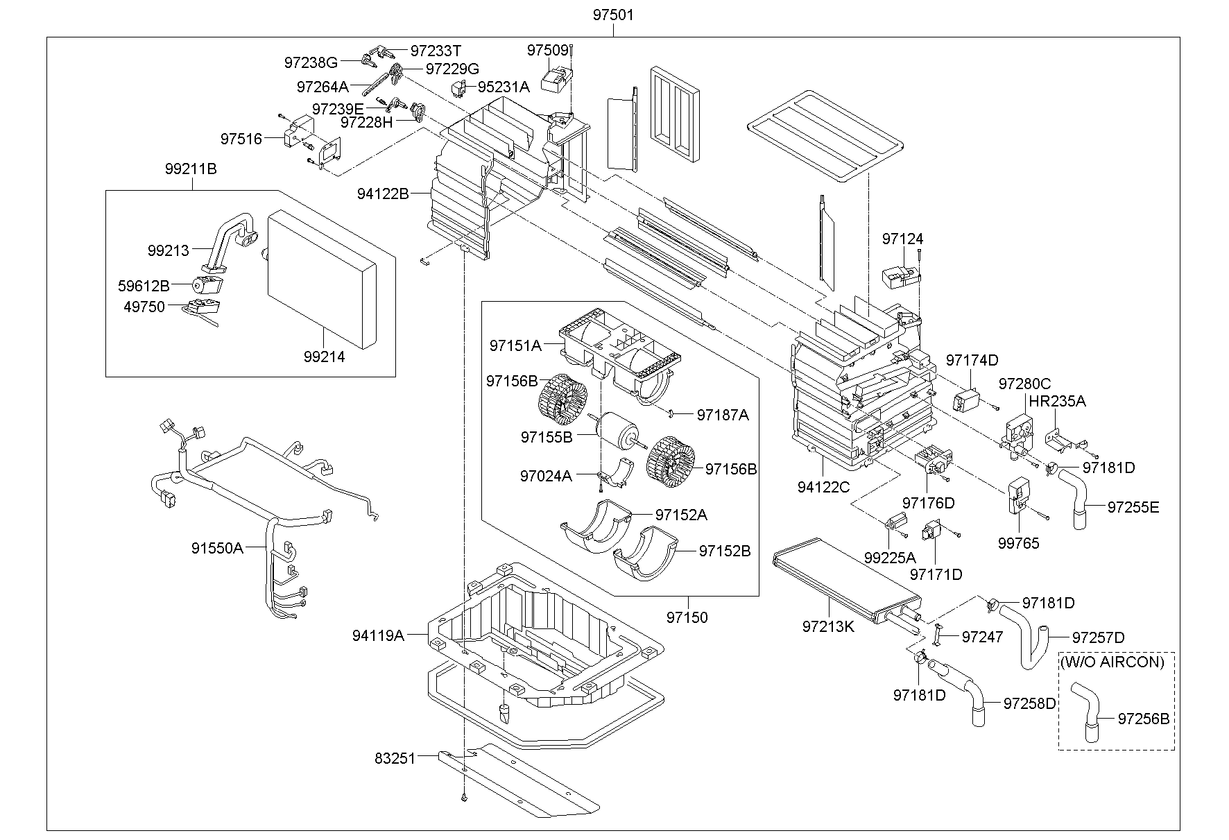 97156-7M000 Fan-Blower Hyundai | YoshiParts