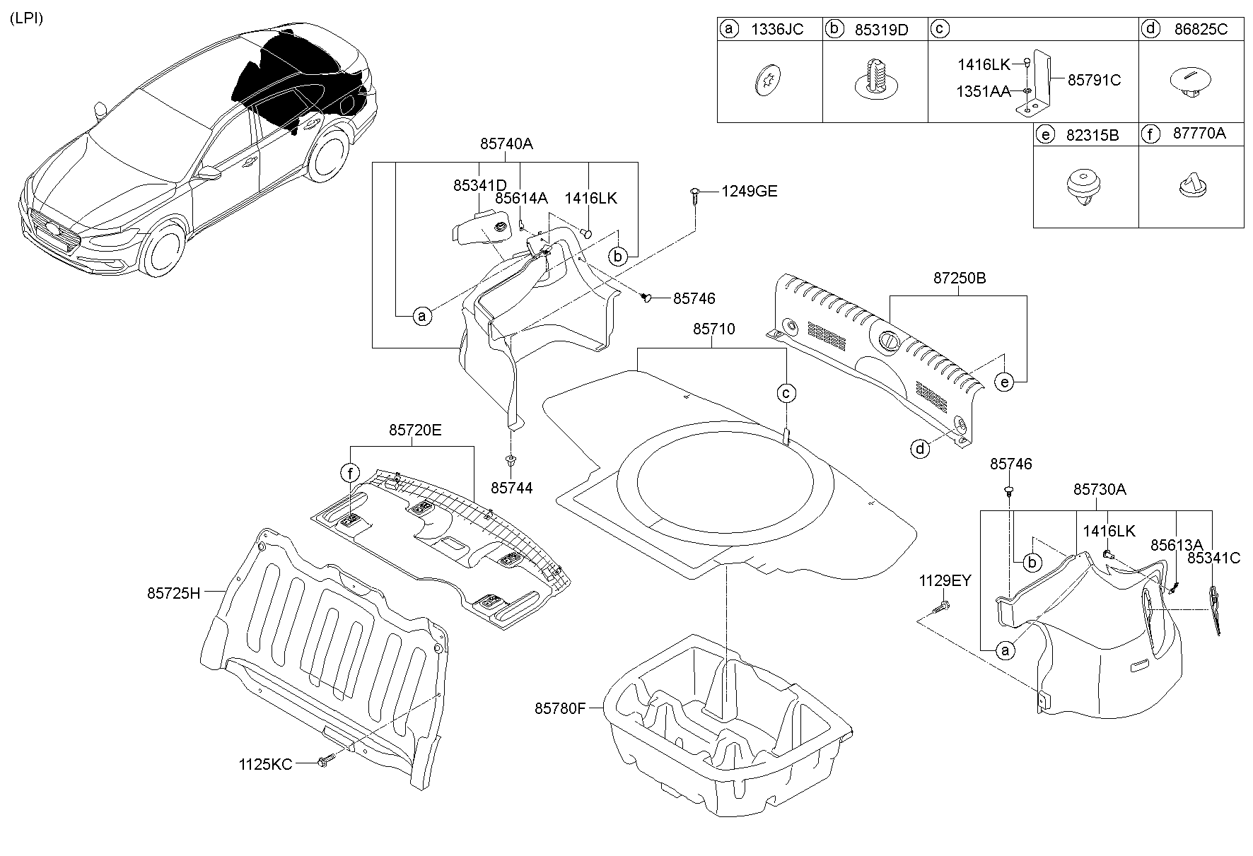 85778-D4000 Nut Assy-Plug Hyundai | YoshiParts
