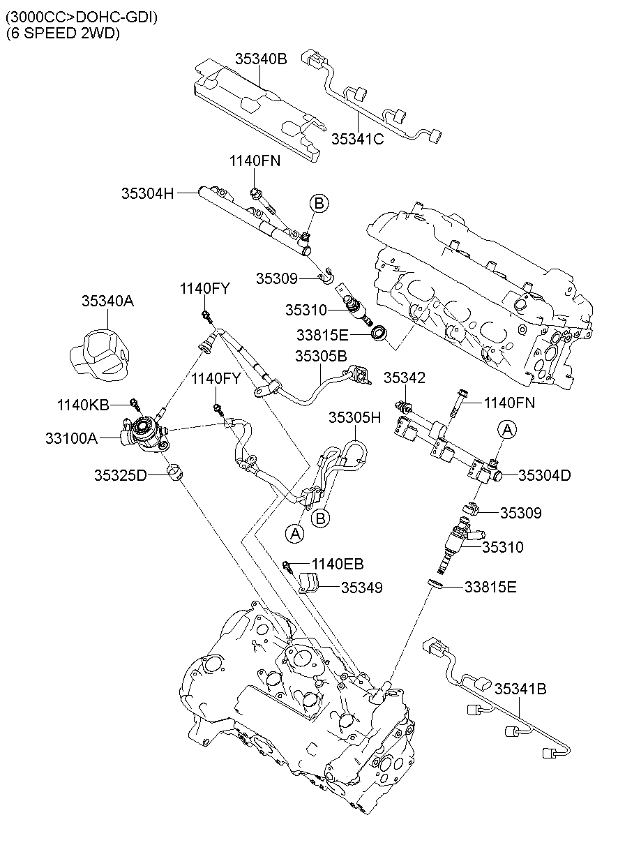 35310-3CFA1 Injector Assy-Fuel Hyundai | YoshiParts