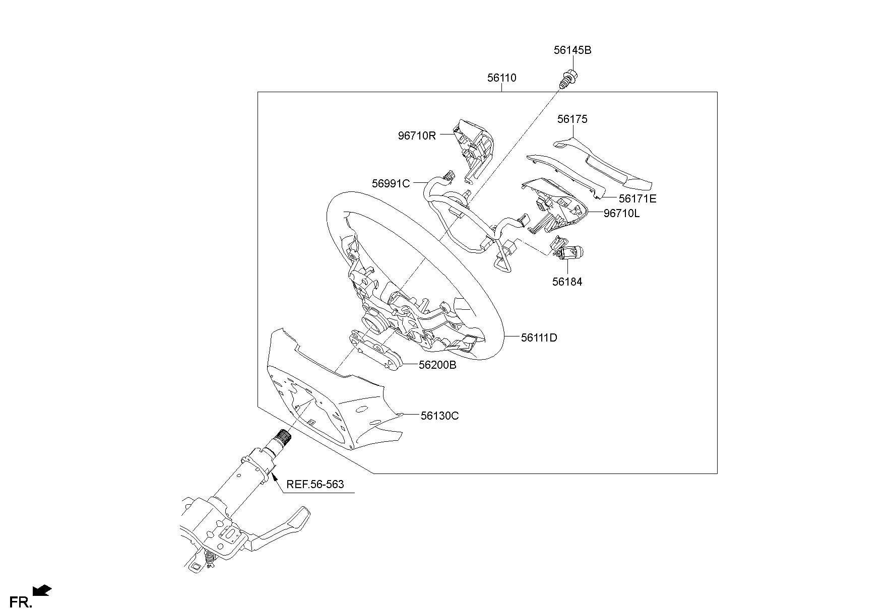 96710-G8000CON Switch Assy-Strg Remote Cont Lh Hyundai | YoshiParts