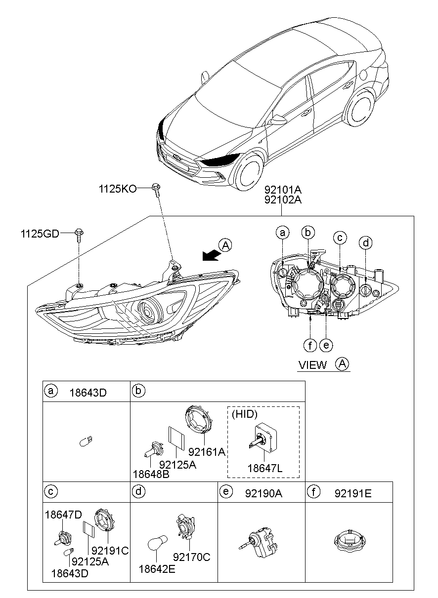 92125-F2000 Moisture Absorbent Hyundai | YoshiParts