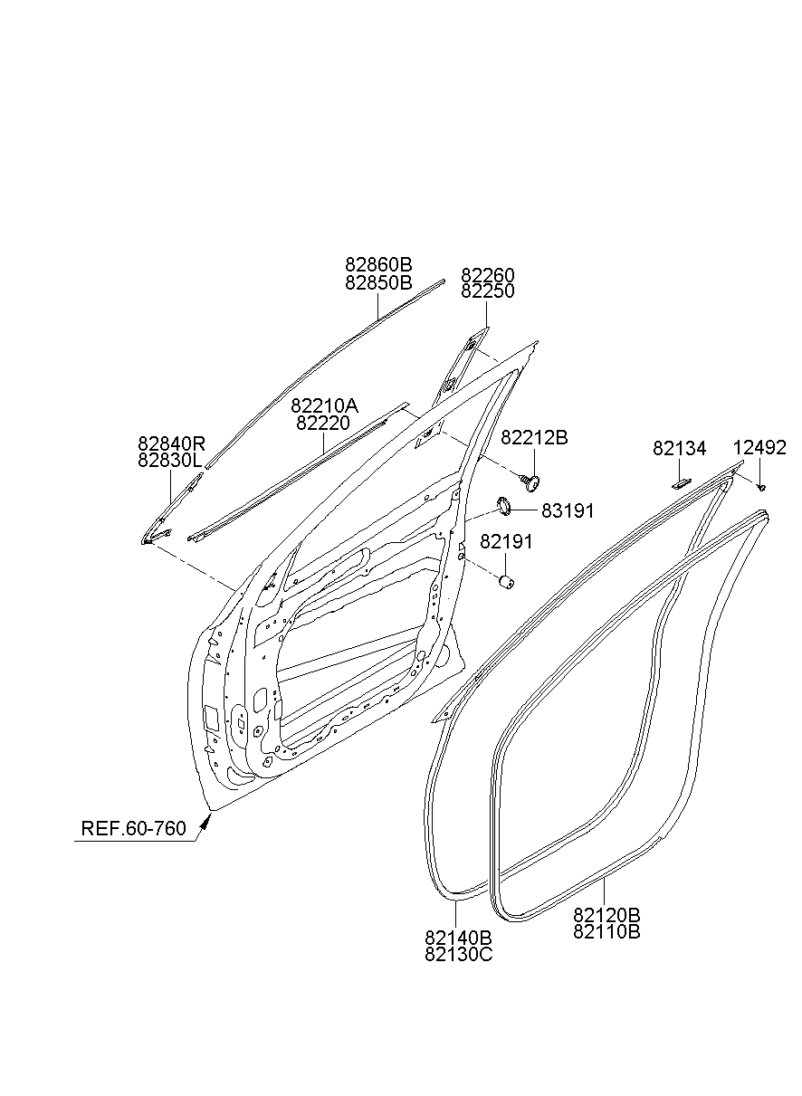 82290-3L000 Tapping Screw Assy-Nylon Washer Hyundai | YoshiParts
